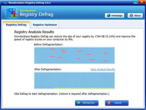 Wondershare Registry Defrag Download