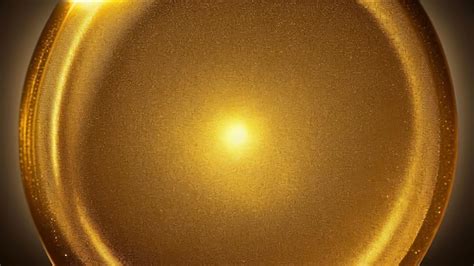 Premium Photo A Yellow Circle With A White Light On It