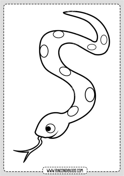 Dibujo De Serpiente Rincon Dibujos