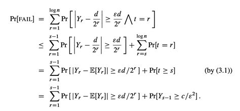 Math In A Formula Of Distinct Count Algorithm What Notation Mean