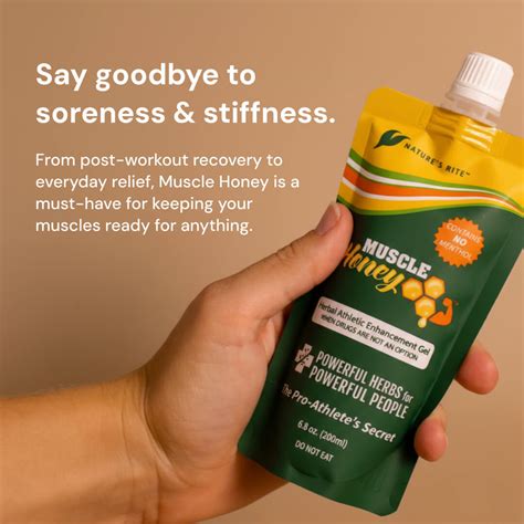 Muscle Honey Sports Gel Natures Rite