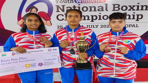 Bhopal Sports News मप्र की अंजली ने जीता रजत पदक खुशी और मुस्कान को