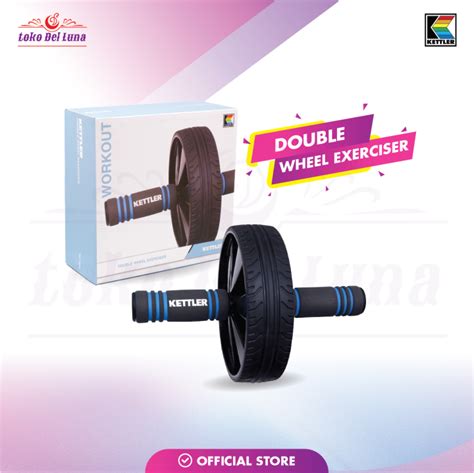 KETTLER DOUBLE WHEEL EXERCISER ab / abs roller / roda fitness | Lazada ...