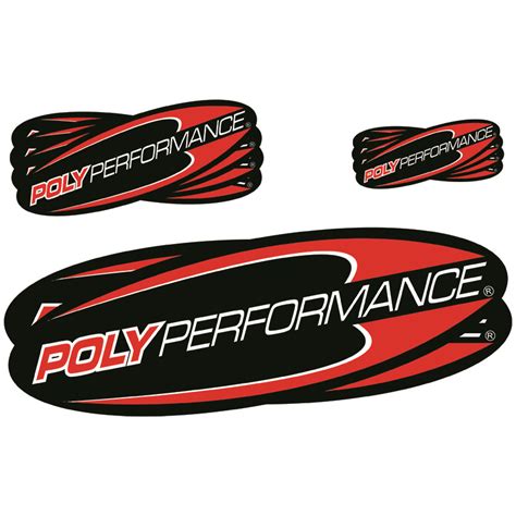 Poly Performance Sticker 10pk Poly Performance