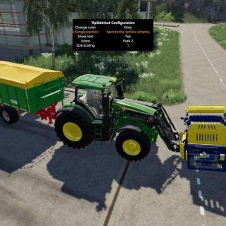 Tip Side HUD V 1 0 0 5 FS19 Mod FS19 Net