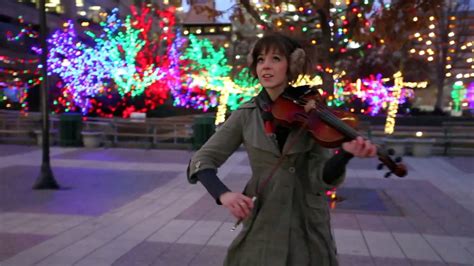Lindsey Stirling Plays Silent Night On Violin Rtm Rightthisminute