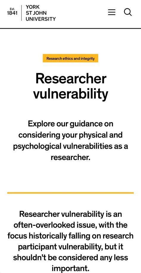 Absolutely Love Seeing Yorkstjohn Acknowledging This And Providing An