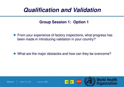 Ppt Qualification And Validation Powerpoint Presentation Free Download Id 7055168