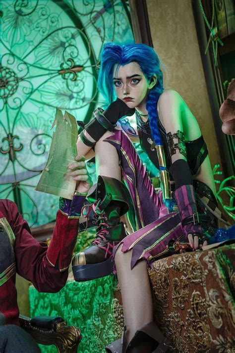 Косплей от Seeu Silco Arcane Lol Cosplay Jinx Джинкс