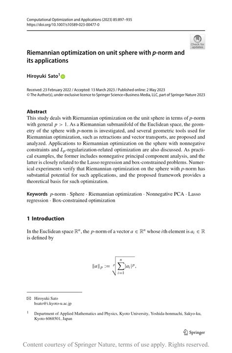 Riemannian Optimization On Unit Sphere With P Norm And Its Applications