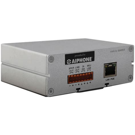 Aiphone Ix Pa Ip Addressable Network Paging Adapter