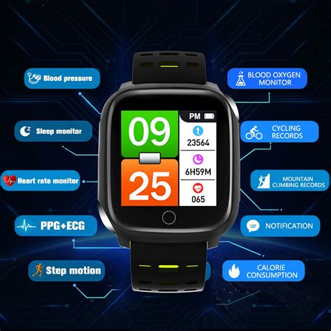 F16 Smart Armband Ecg Ppg Stappenteller Wekker S Grandado