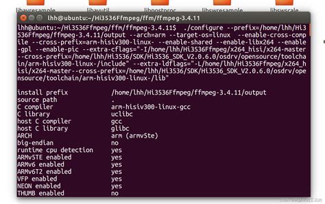 交叉编译ffmpeg移植hi3536板子arm Hisiv300 Linux Gcc Csdn博客