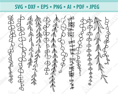 Tree Branch Svg Hanging Branches SVG Branch Cut File Leaf Svg Tree Leaves Svg Tree Branch