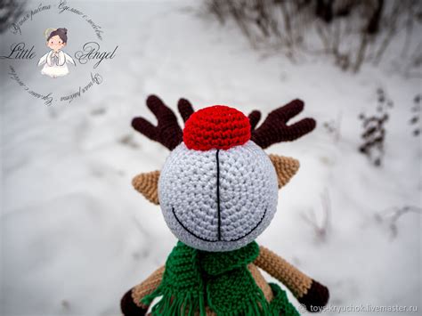 Мастер класс Олень Рудольф — вяжем крючком своими руками с ФОТО и Видео