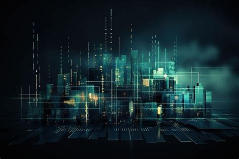 Premium AI Image Data Visualization And Business Intelligence Concept