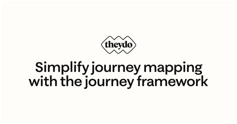 Simplify Journey Mapping With The Journey Framework