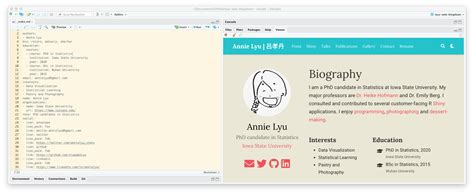 Create A Personal Website With Blogdown Like What We Did Graphics