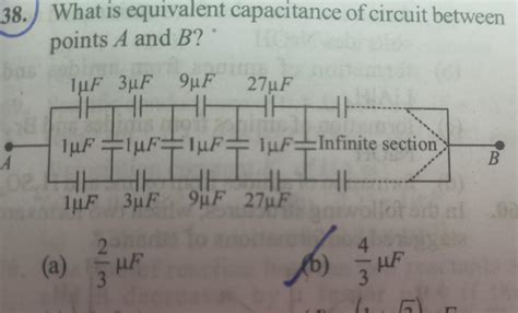 [answered] 38 What Is Equivalent Capacitance Of Circuit Between Points Kunduz