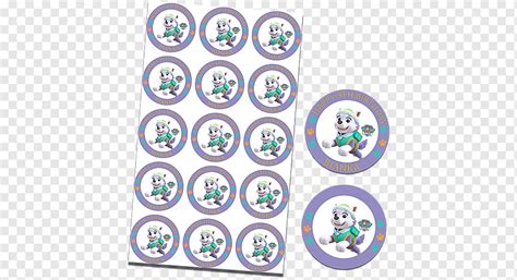 컵 케이크 설탕 장식 And 착빙 식용 잉크 인쇄 쌀 종이 에베레스트 발 순찰 기타 웨딩 케이크 토퍼 케이크 Png Pngwing