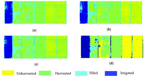 Comparison Of Classification Results A Svm B Mlc C Rf D Download Scientific Diagram
