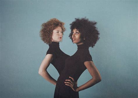 Conceptual Afro Haired Twins Photographs By Alma Haser Twins Posing Portrait Photography