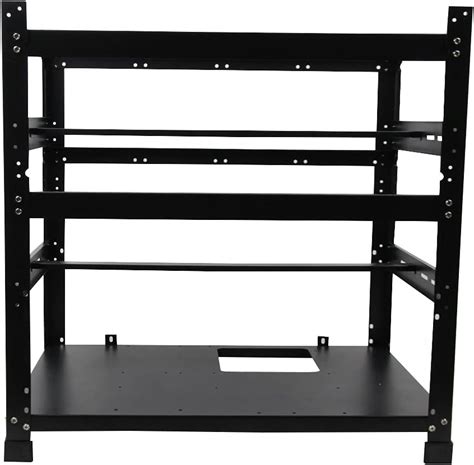 Buy Saihemei GPU Mining Rig Case Stackable Steel Open Air Mining Rig Frame Accessory For