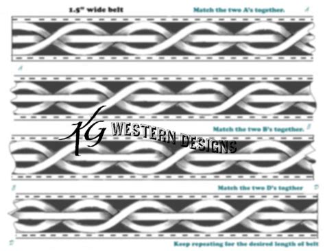 Leather Belt Tooling Pattern Interweaving Celtic Design Pattern Pdf