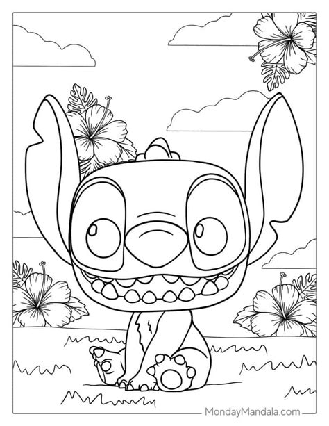 42 Lilo And Stitch Coloring Pages Free Pdf Printables