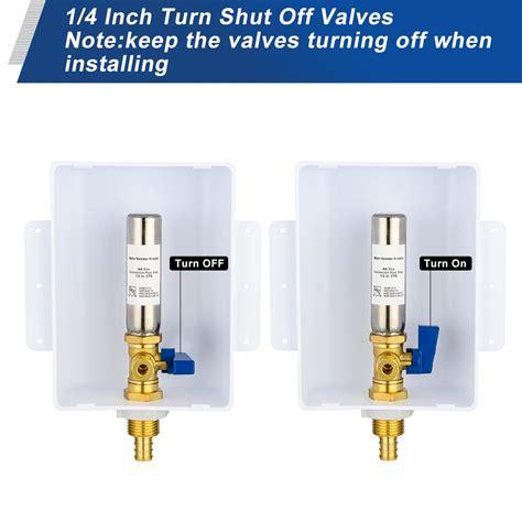 Snapklik Com EFIELD Premium Ice Maker Box 1 2 Inch Crimp Pex Inlet