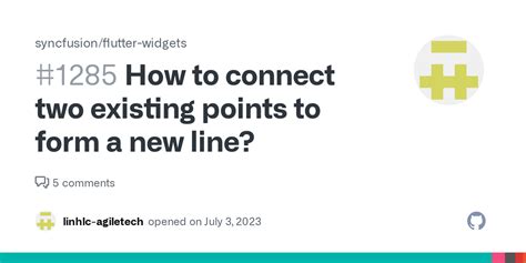 How To Connect Two Existing Points To Form A New Line · Issue 1285 · Syncfusionflutter