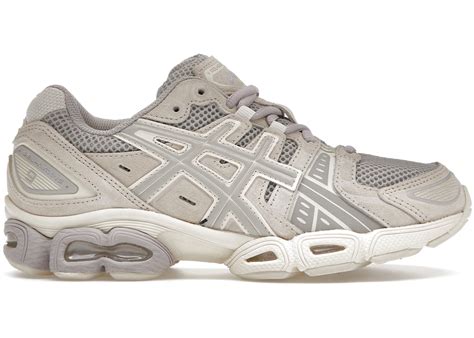 Asics Gel Nimbus 9 Oyster Grey Birch Womens 1202a346 020 Us