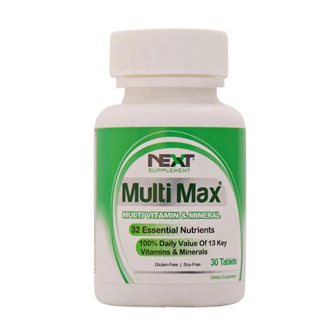قرص مولتی مکس نکست ساپلمنت 30 عدد ـ Next Supplement Multi Max ـ نکست