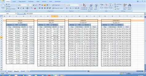Formatting Of Dates In Excel