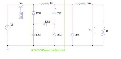 Zcs Zvs Passive Snubber Pwm Dc Dc Buck Converter Download Scientific Diagram