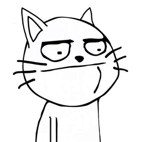 Как нарисовать мем кота
