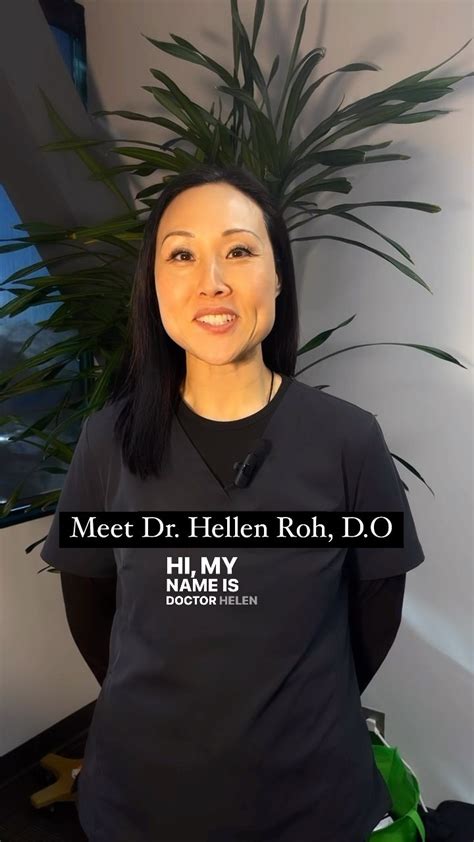 Center For New Medicine Meet Dr Hellen Roh D O Doctor
