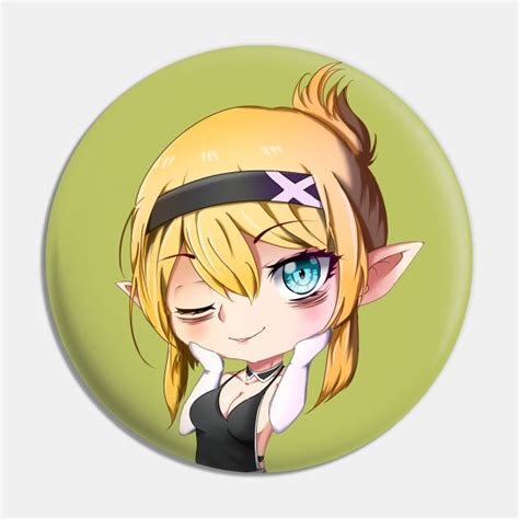 Thalia The Elf Orc Massage Elf Pin Teepublic