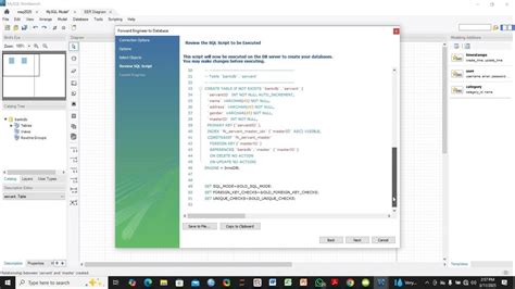 Mysql Workbench Forward Engineering Ifeanyichukwuanyaorah1227 Youtube
