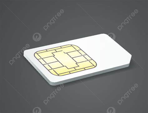 Sim Card Chip Cell Contact Vector Template Download On Pngtree
