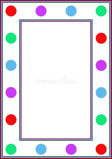 Dotty Border Stock Illustration Illustration Of Black 13998999