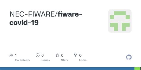 GitHub NEC FIWARE Fiware Covid 19