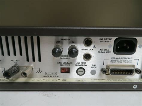 Keithley Model High Voltage Current Source Measure Sourcemeter Unit NW Bullseye Calibration