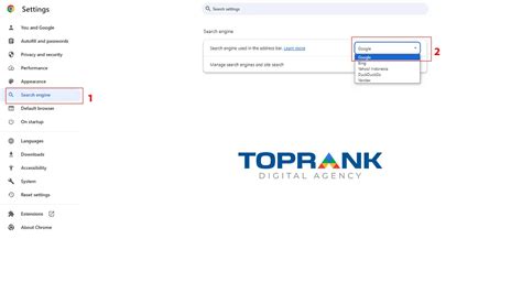 Cara Menghapus Default Search Engine Dari Google Chrome Toprank Indonesia
