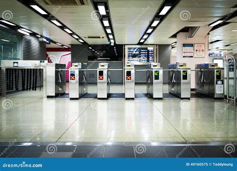 Entrance Of Railway Station Stock Image Image Of Machine Entry 40160575