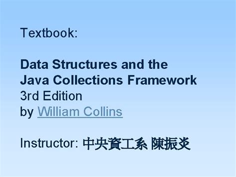 Textbook Data Structures And The Java Collections Framework