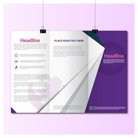 삼중 템플릿 디자인 무료 벡터