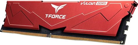 Teamgroup T Force Vulcan Ddr5 16gb 5200mhz Pc5 41600 Cl40 Metal Heatsink Desktop