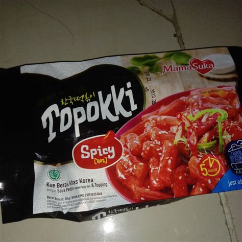 Jual Toppoki Mamasuka Hot Spicy Shopee Indonesia