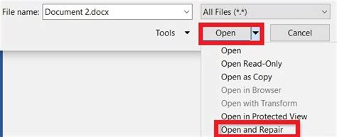 Step By Step Guide How To Open A Corrupt Word Document